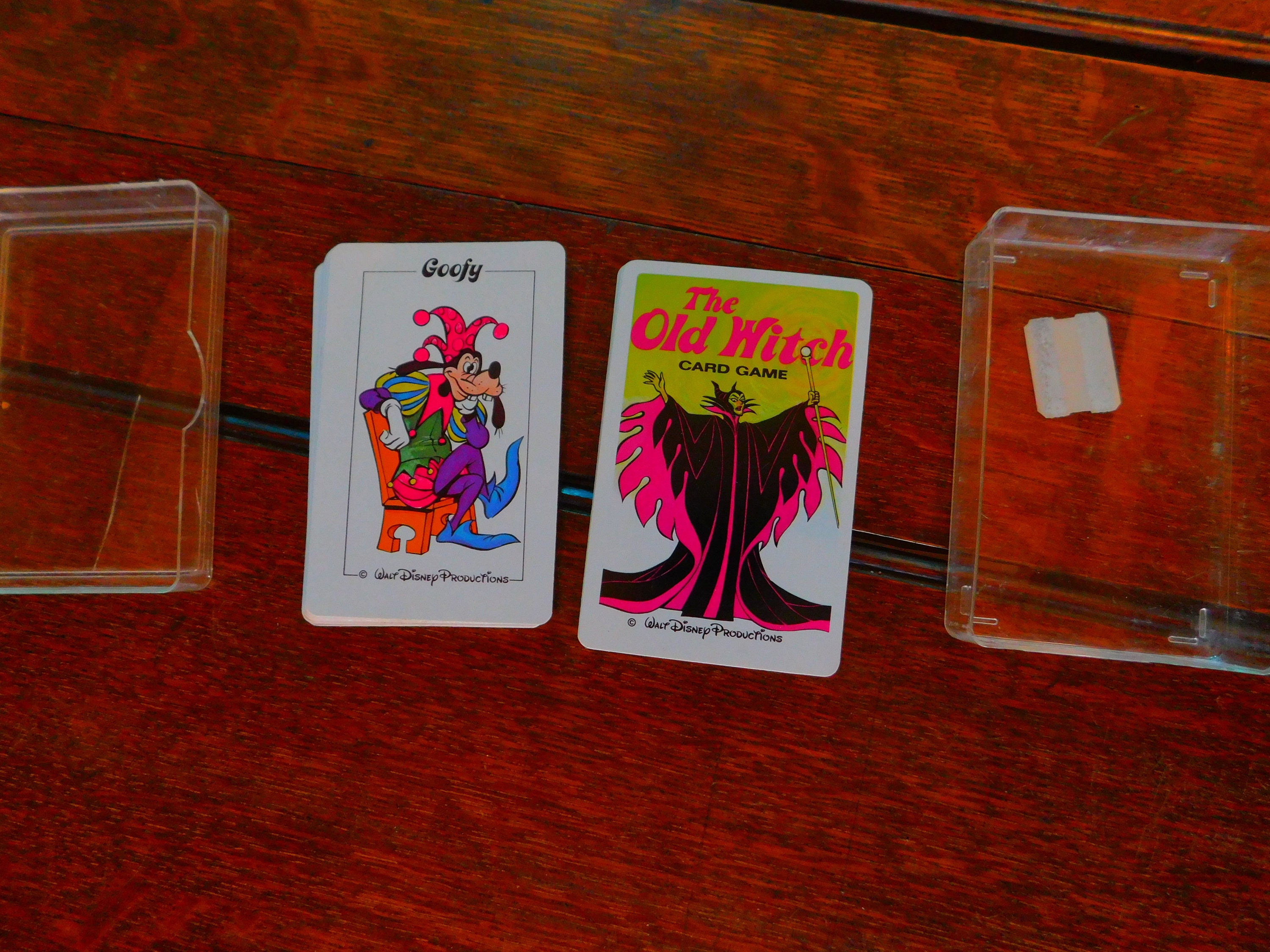 Vintage Disney Card Game 'the Old Witch' Card Game - Etsy