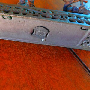 Vintage 1950's Baseball Bank Cast Iron Mechanical Baseball Bank ...