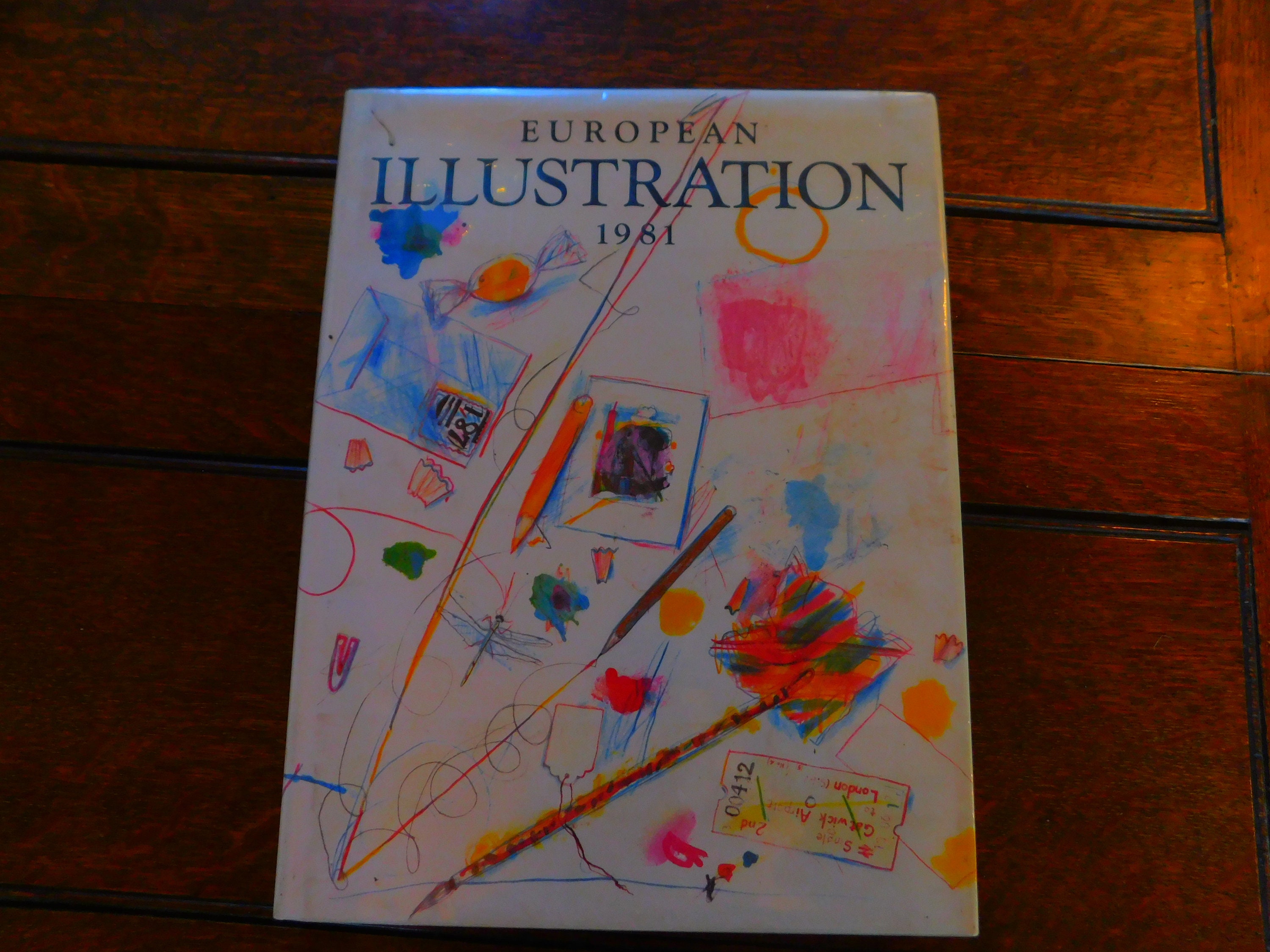 European Illustration 1981 Hardcover Full Color Coffee Table Art Book ...