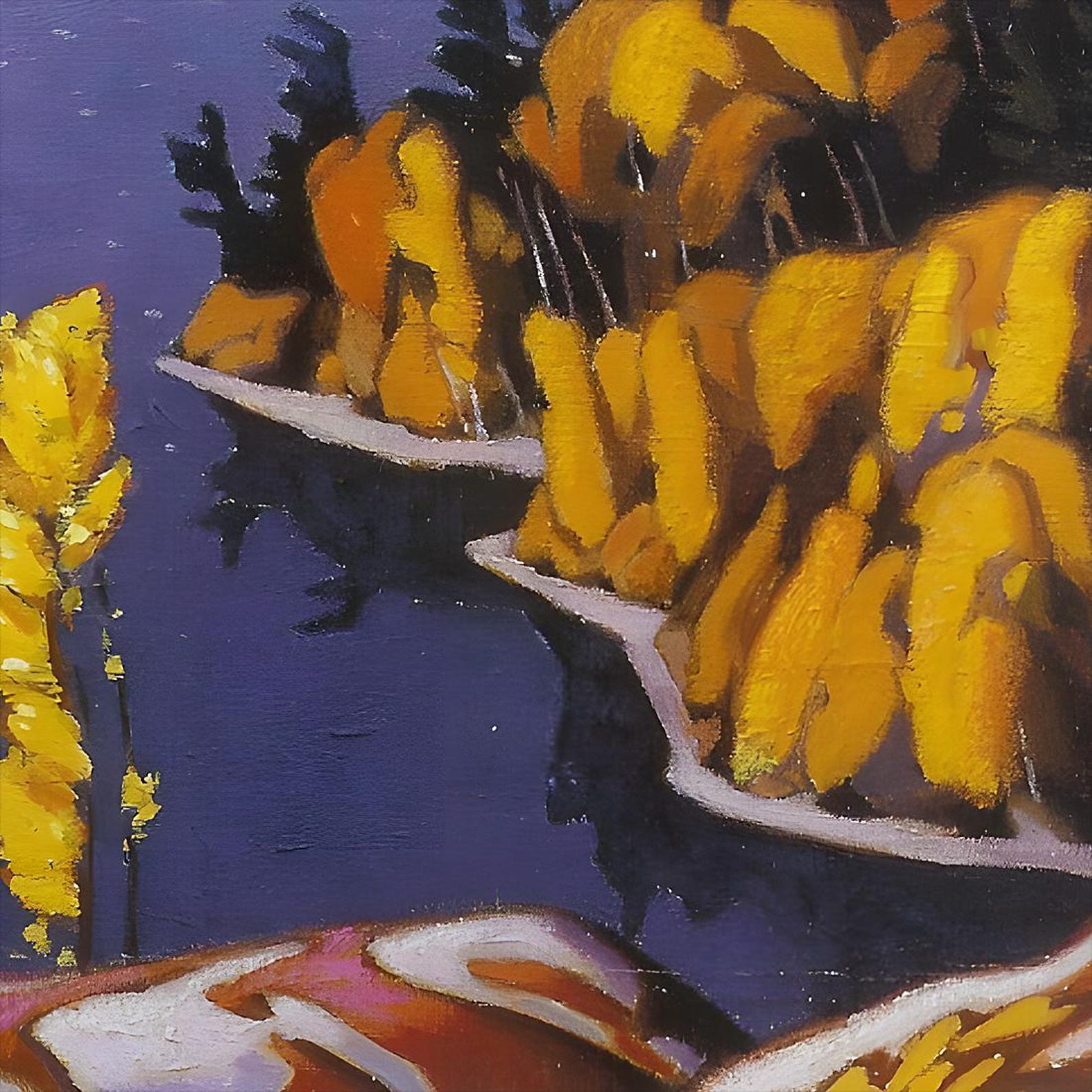 A.J. Casson - October Morning Canadian Group Seven Autumn Canvas Art - Etsy