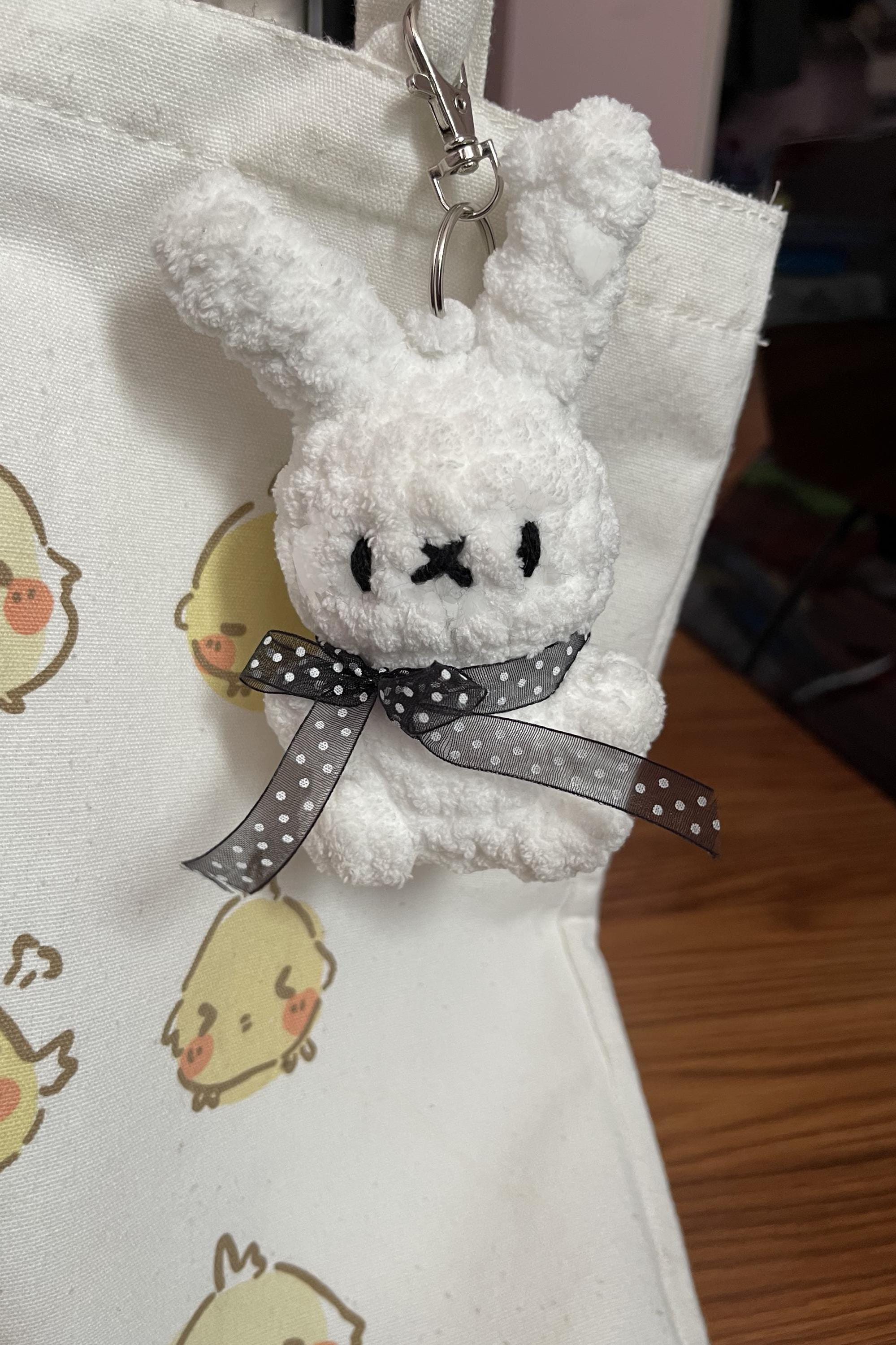 CUSTOMIZEABLE Kawaii Crochet Miffy/duck Keychain Plushie | Cute ...