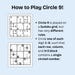 192 Circle 9 Logic Puzzles, Sudoku Variant Game – Printable Puzzle Book ...