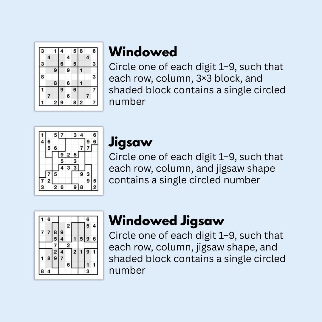 192 Circle 9 Logic Puzzles, Sudoku Variant Game – Printable Puzzle Book ...