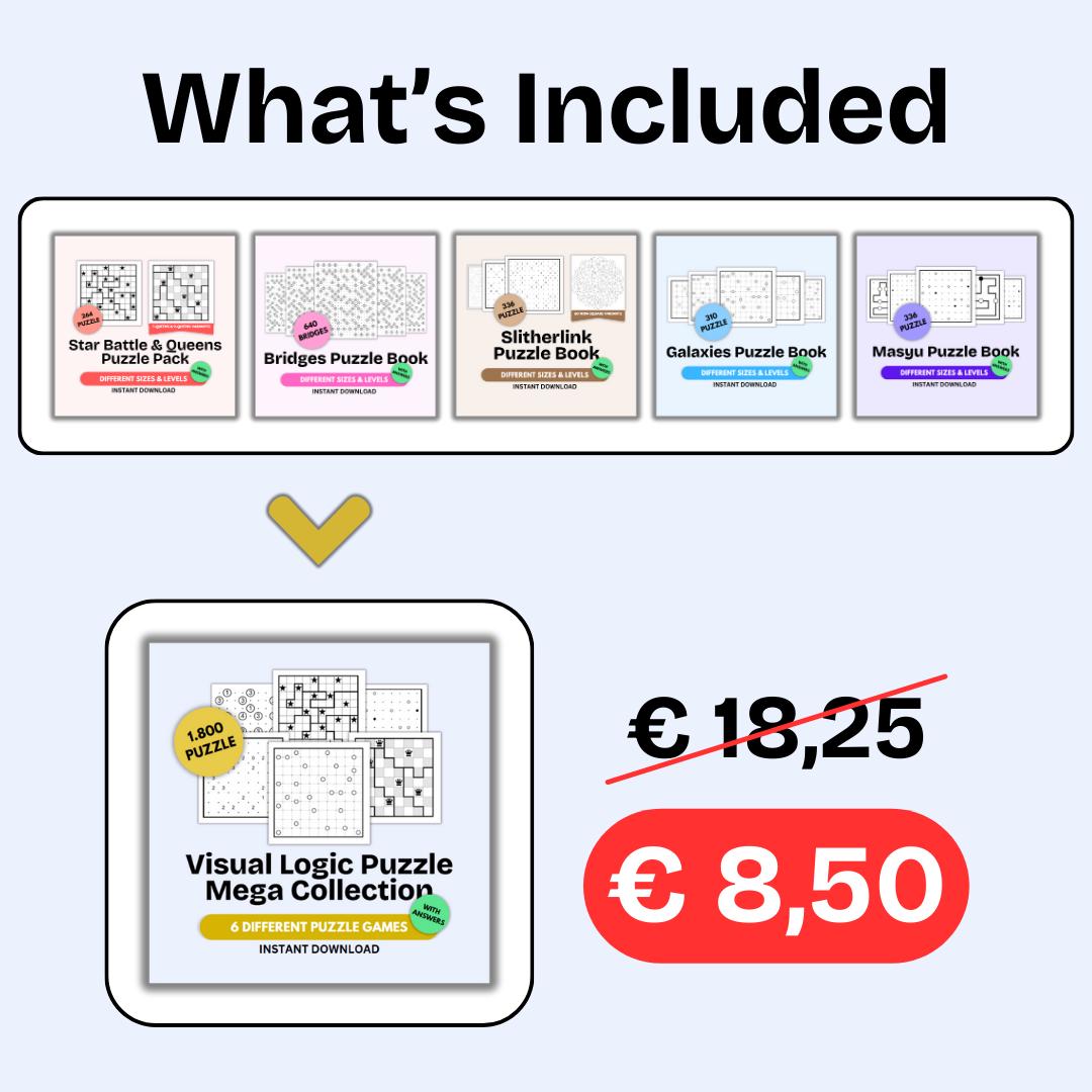 Spatial Reasoning Bundle, Visual Logic Mega Collection, 5-in-1 Logic ...