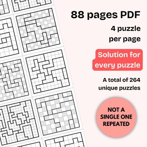 168 Star Battle Puzzles, 96 Queens Puzzles, Star Battle & Queens Pack ...