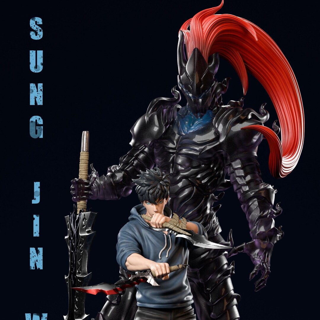 Sung Jin Woo Igris | Solo Leveling - STL Model | Resin Printer | 3D Printing - Etsy UK