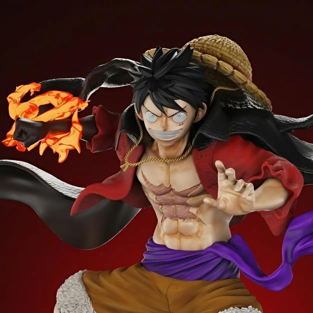 Monkey D. Luffy One Piece - STL Model File High Quality Printing ...