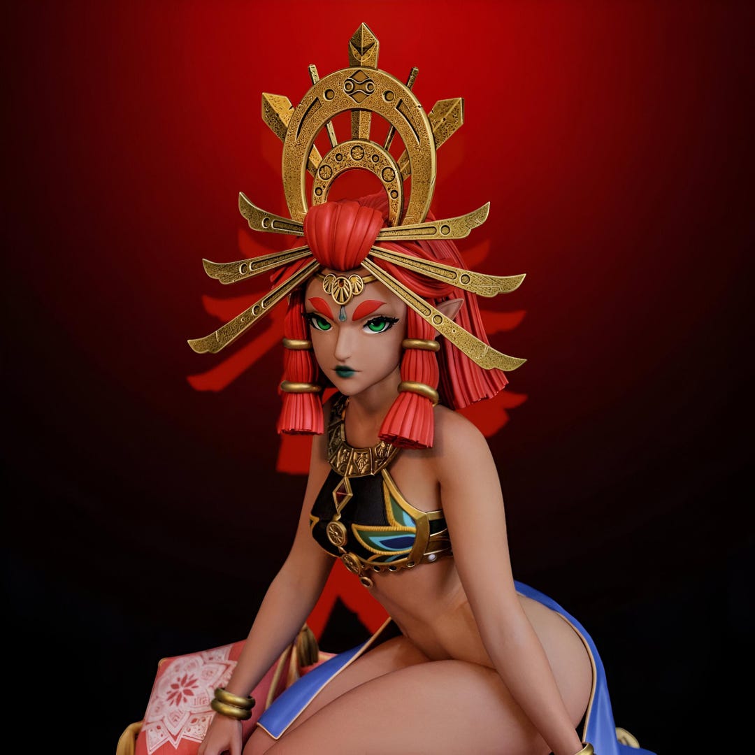 Riju 18+ | the Legend of Zelda - STL Model | 3D File | High Quality | 3D Printing | Diorama ...