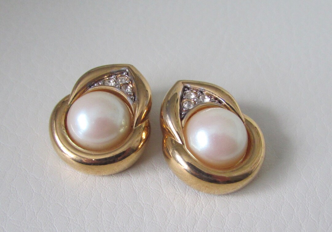 Clip on Earrings Signed D'orlan - Etsy