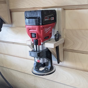 French Cleat Cordless Router Holder Plans - Etsy