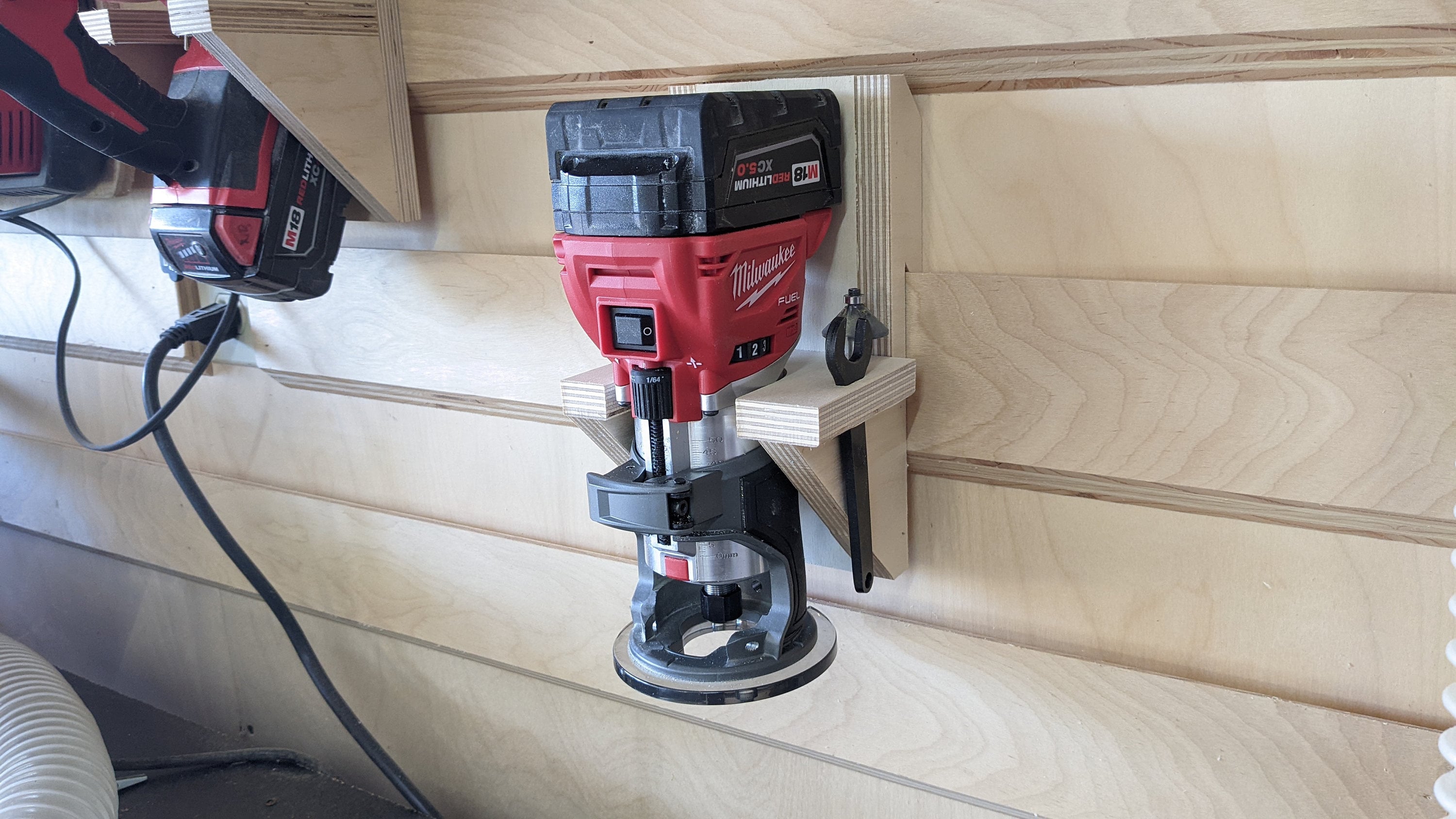 French Cleat Cordless Router Holder Plans - Etsy