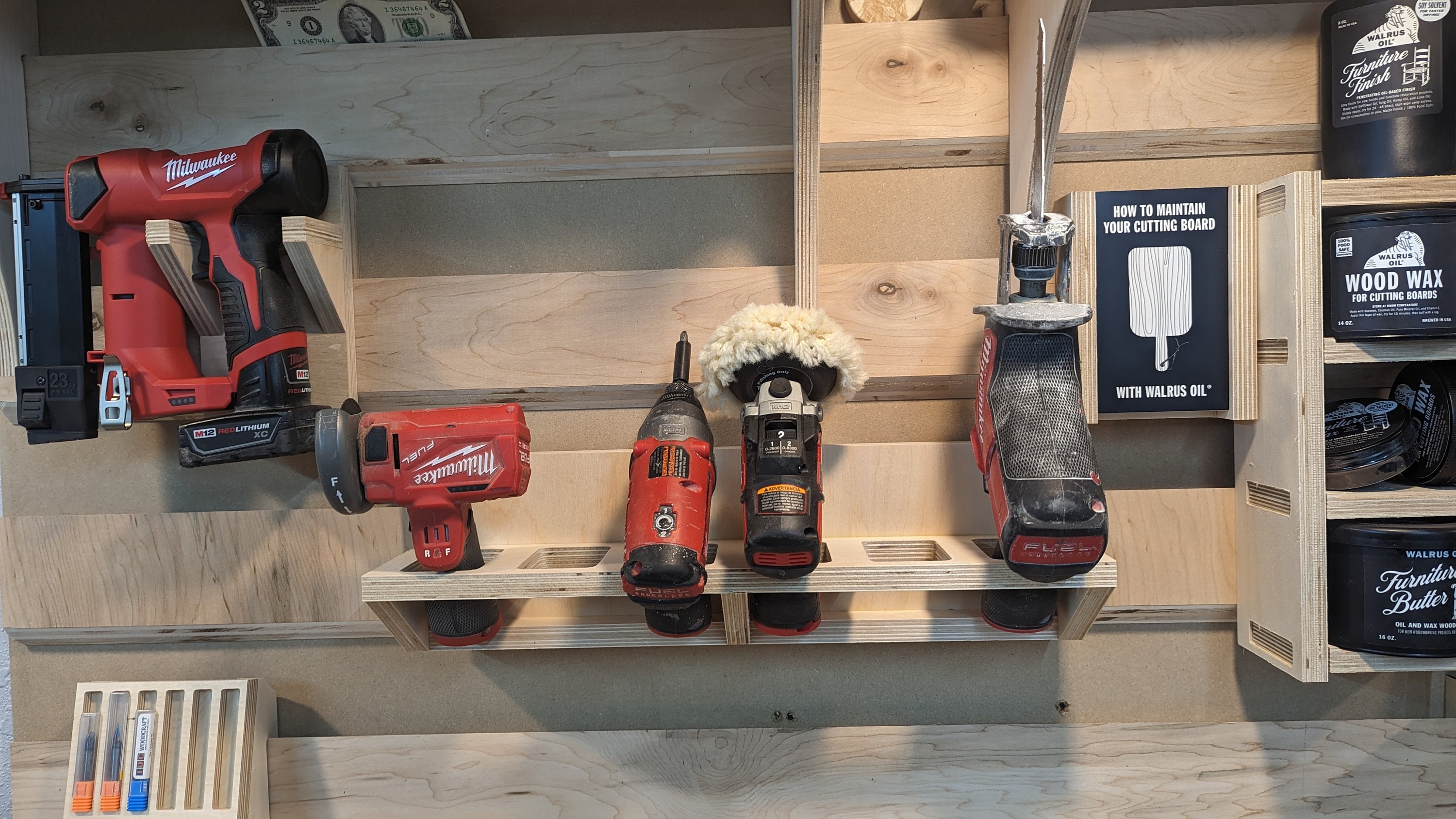 Milwaukee M12 Tool Holder - French Cleat - Etsy