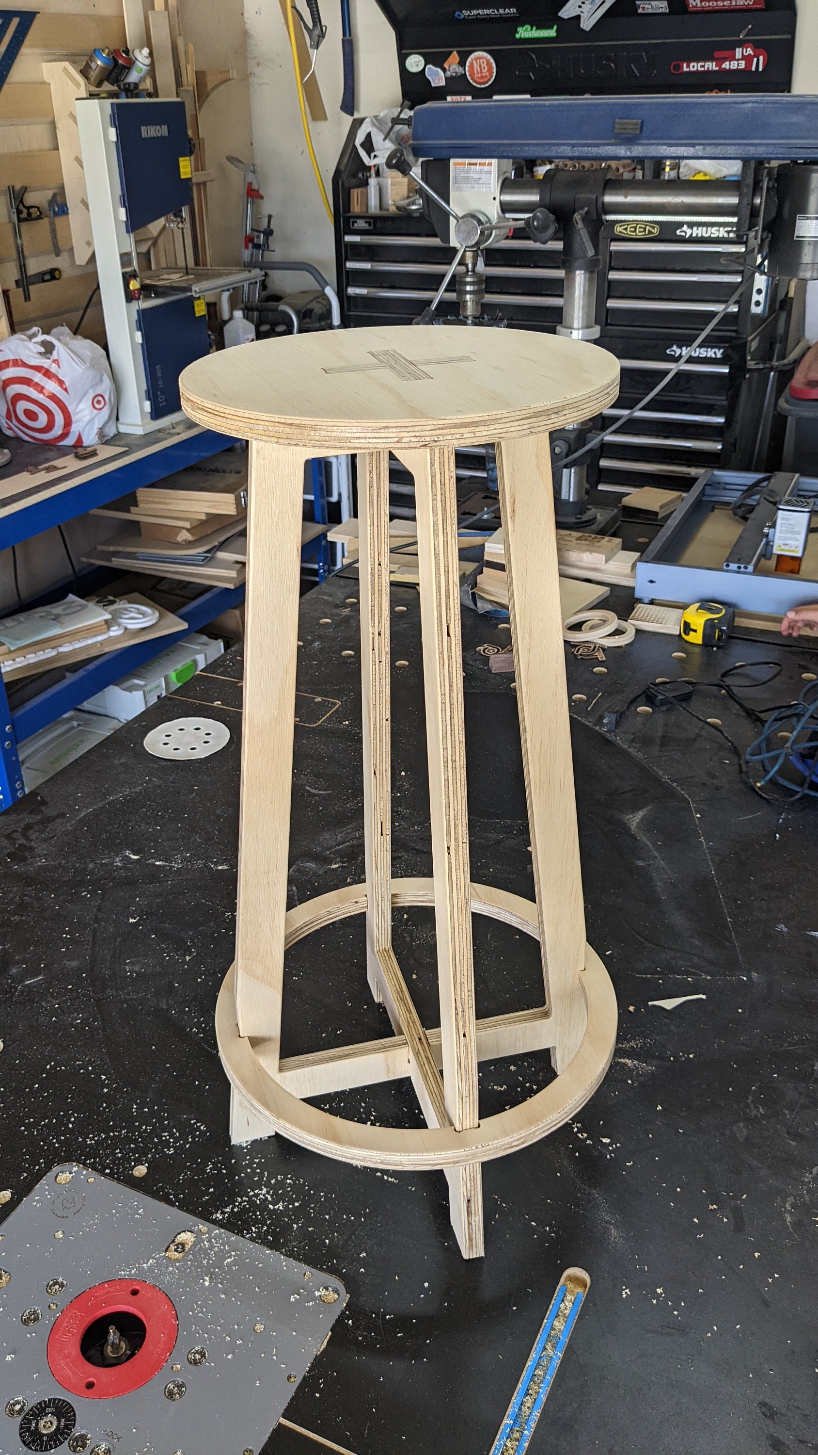 Flat Pack Stool Plans and CAD Files - Etsy Australia