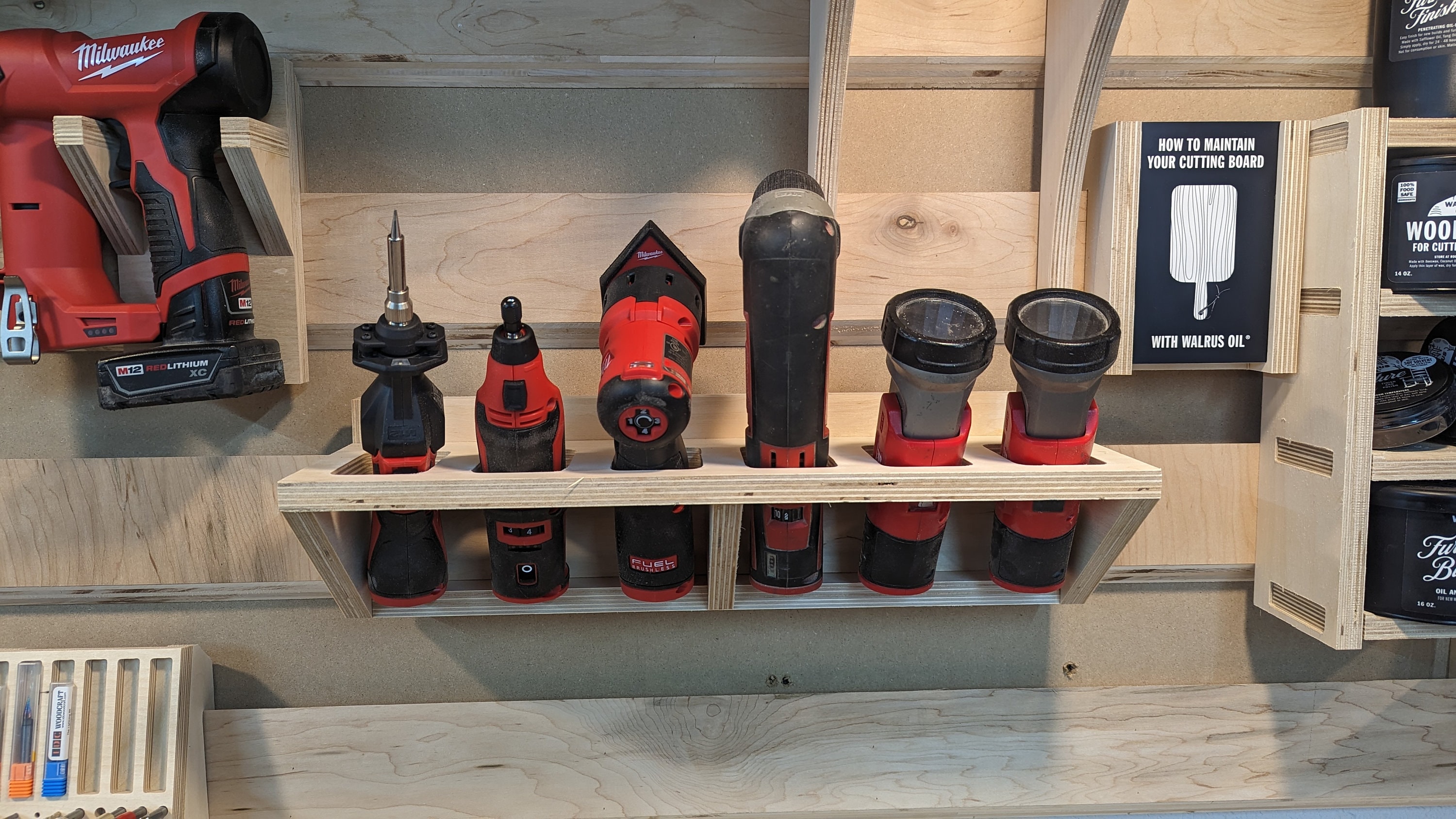 Milwaukee M12 Tool Holder French Cleat - Etsy