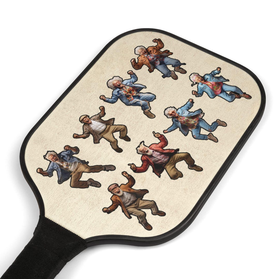 Jumping "old" People Paddle Pickleball Kit - Lightweight Pickleball ...