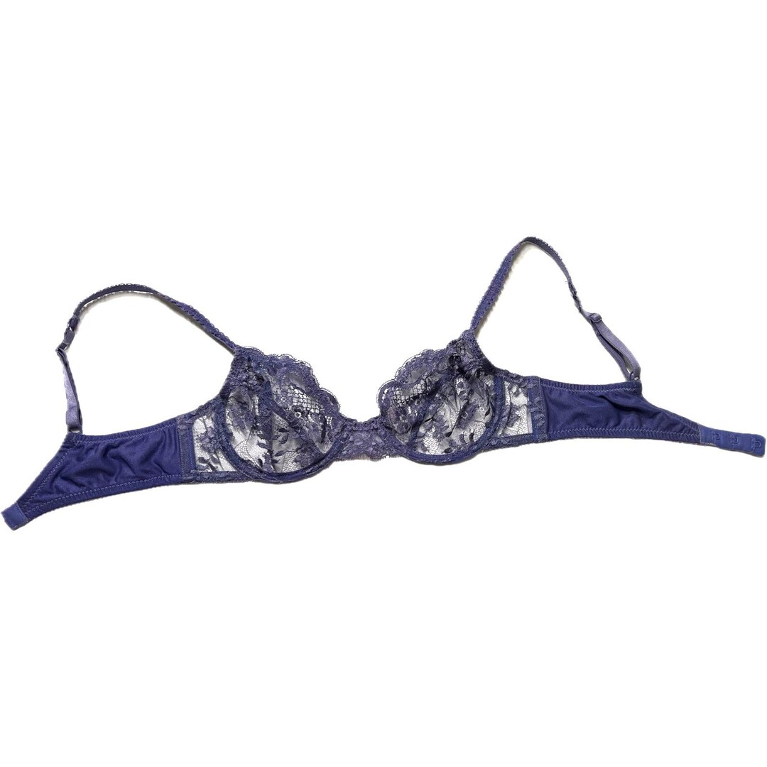 Vintage Christian Dior Lace Bra - Blue – Size 85B / EU 70 / US 32B ...