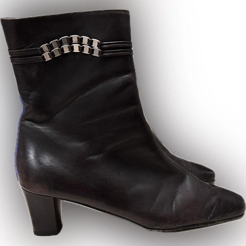 Italian Leather Booties - Etsy