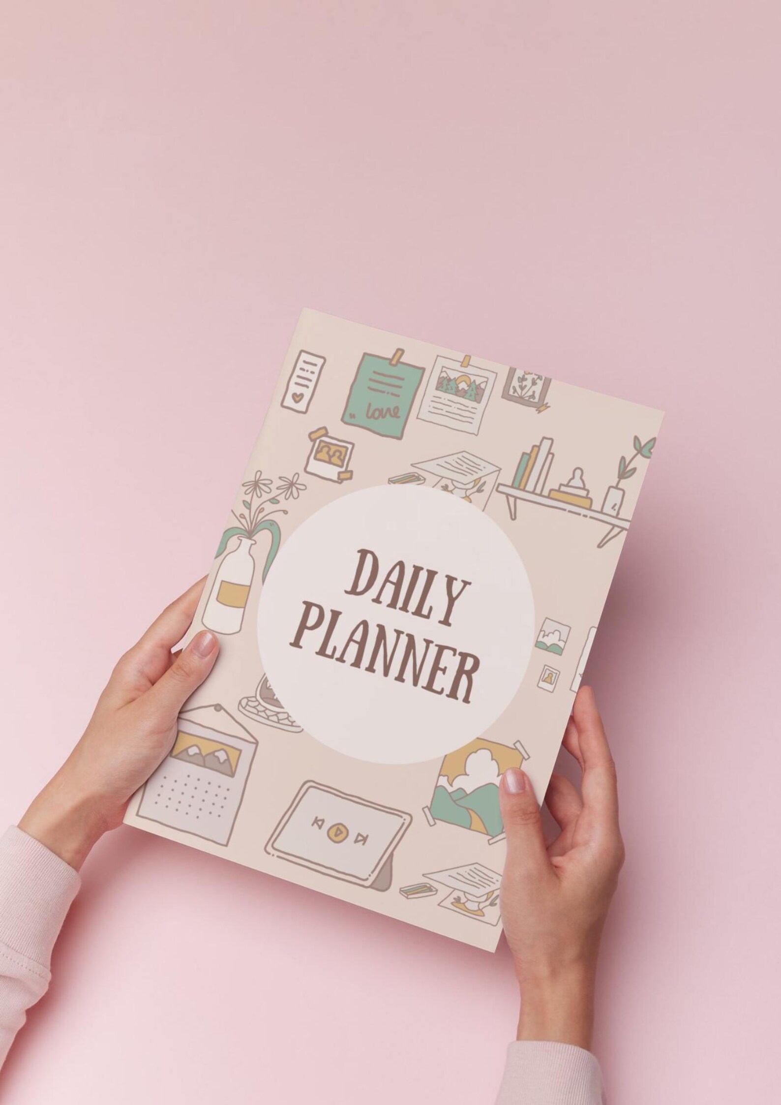 2025 Monthly Planner Printable | Undated Monthly Calendar | Minimalist ...