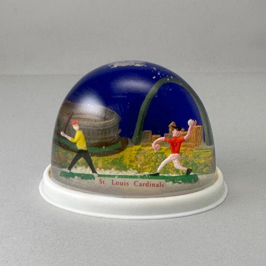 Saint Louis Cardinals Vintage Snowglobe Snowdome Baseball Stadium - Etsy
