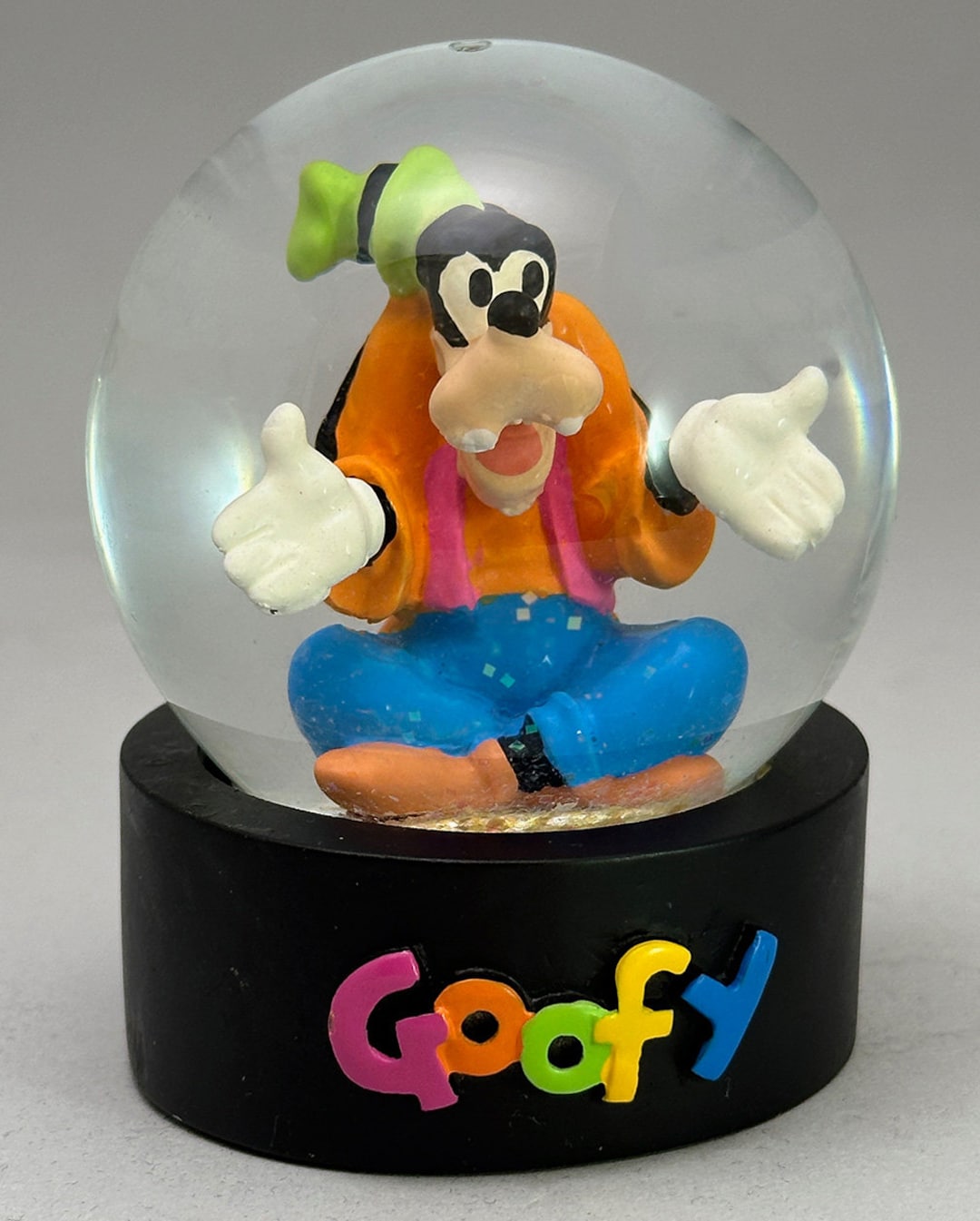 GOOFY Disney Glass Snowglobe Snowdome Snow Globe Happy Fun! - Etsy
