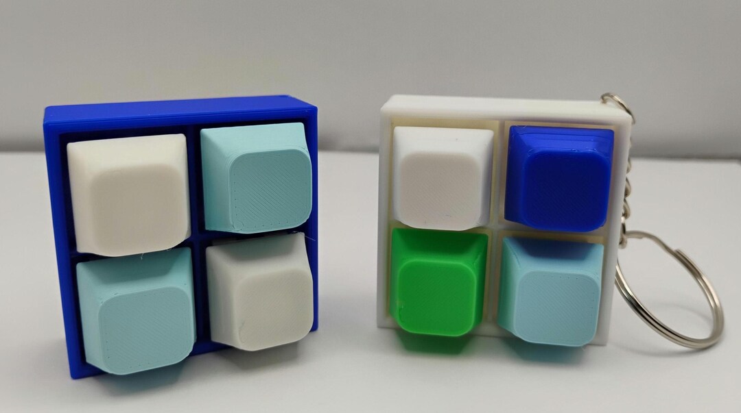 Clicky 2X2 Keyboard Fidget Toy - Etsy