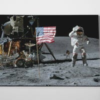 Apollo 12 Alan Bean Lunar Module Intrepid Moon Photo Poster Art Print B ...