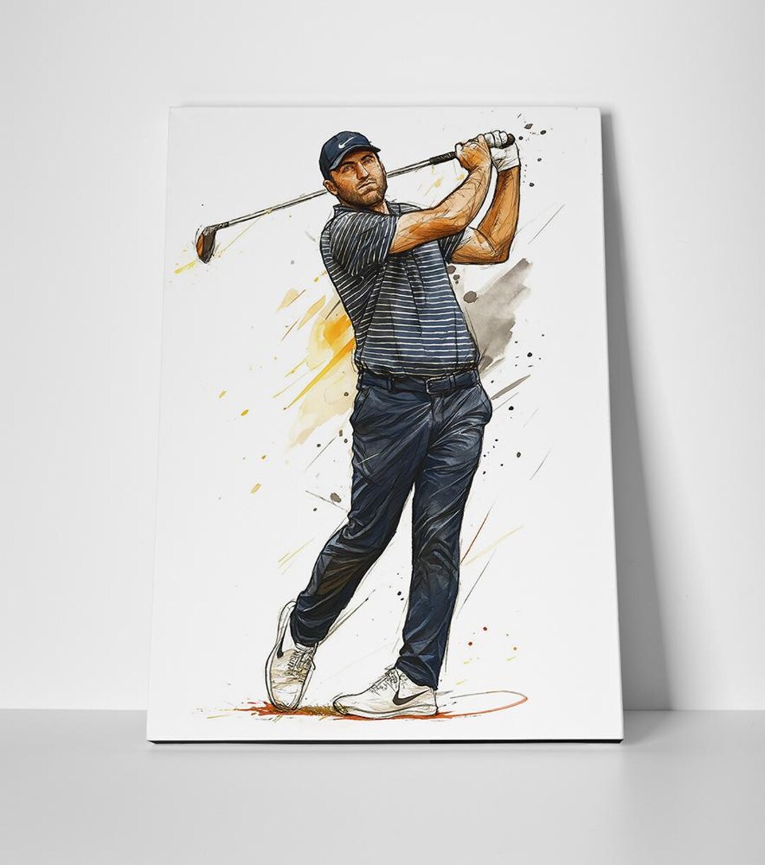 Scottie Scheffler Poster or Canvas - Etsy