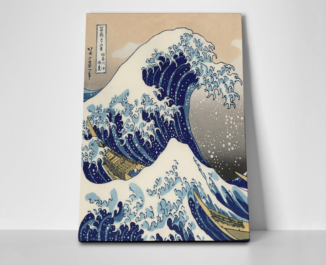 The Great Wave off Kanagawa Poster or Canvas - Etsy