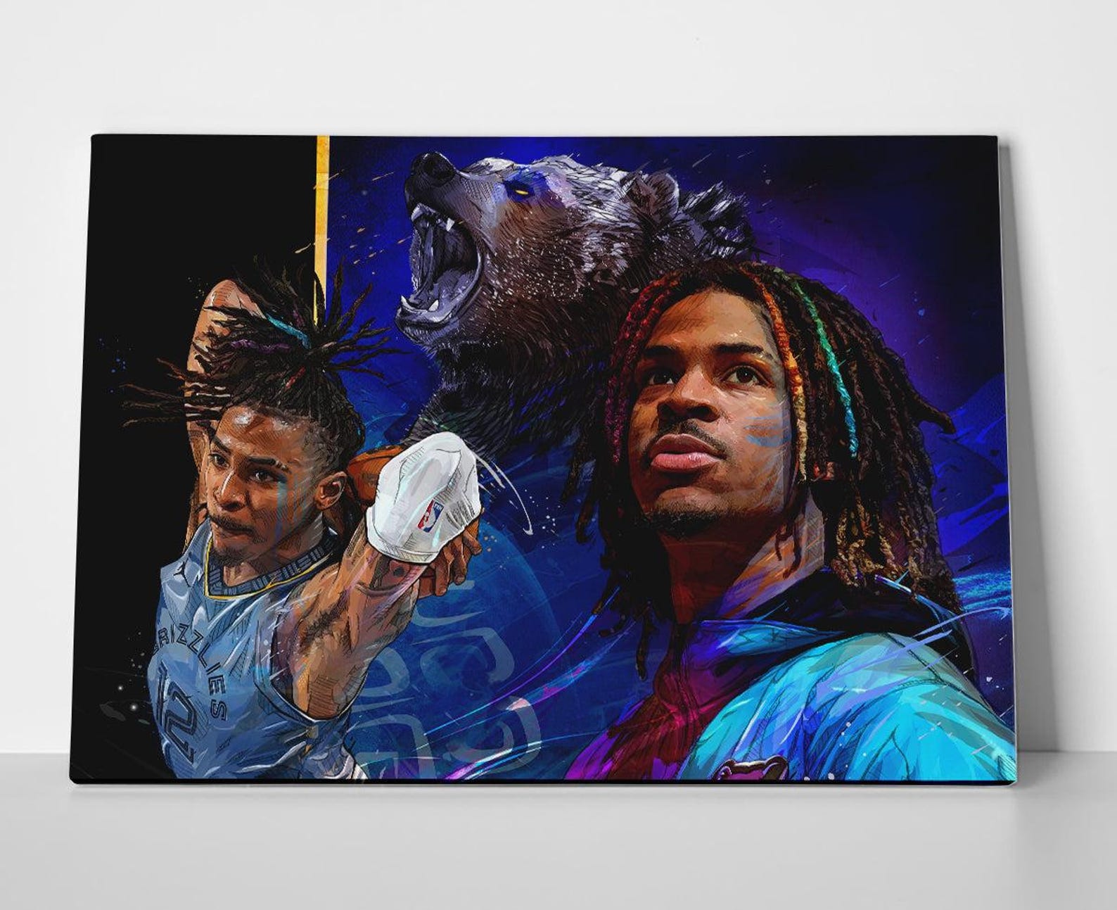 Ja Morant Poster or Wrapped Canvas - Etsy