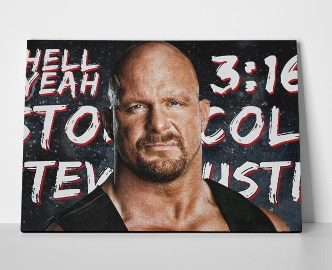 Stone Cold Steve Austin Poster or Wrapped Canvas - Etsy