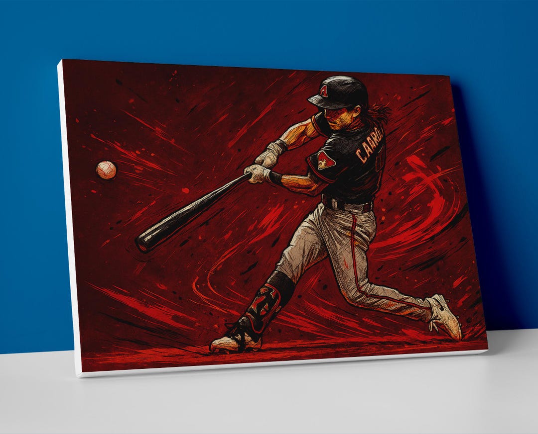 Corbin Carroll Poster or Canvas - Arizona Dbacks Room Decor - Etsy