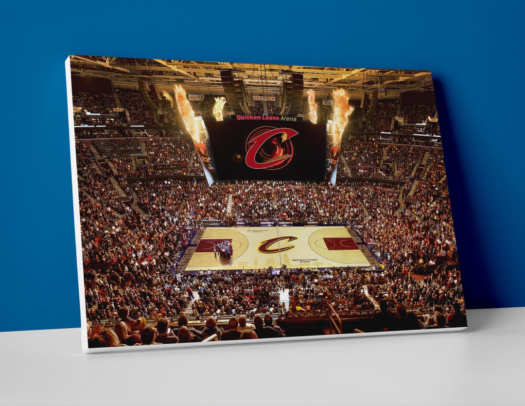 Cleveland Cavaliers Arena Poster or Canvas - Etsy