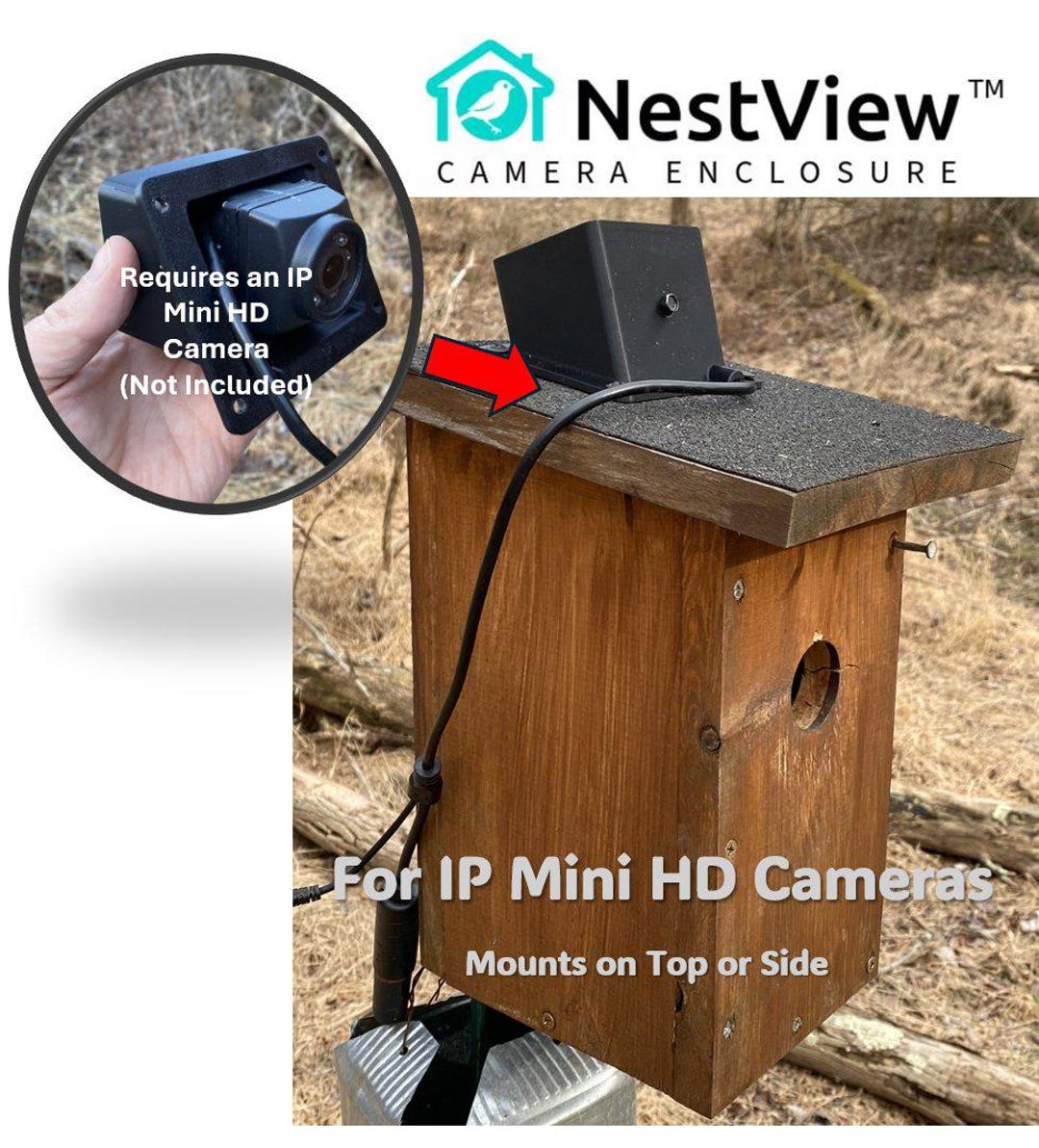 Nestview™ HD Mini IP Camera Enclosure – Mount an HD Camera on Any Bird ...