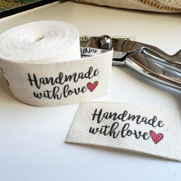 Handmade With Love Labels - Etsy