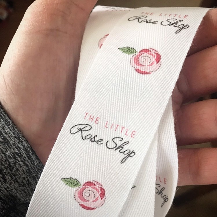 CUSTOM One and One-quarter Inch SPOOL Twill Ribbon Flat or - Etsy Canada