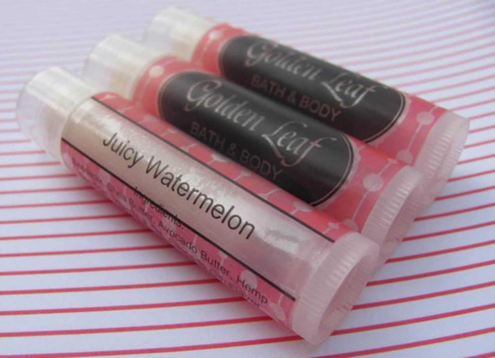 Custom Lip Balm Labels Tube Wrap Stickers, Clear or White Waterproof ...