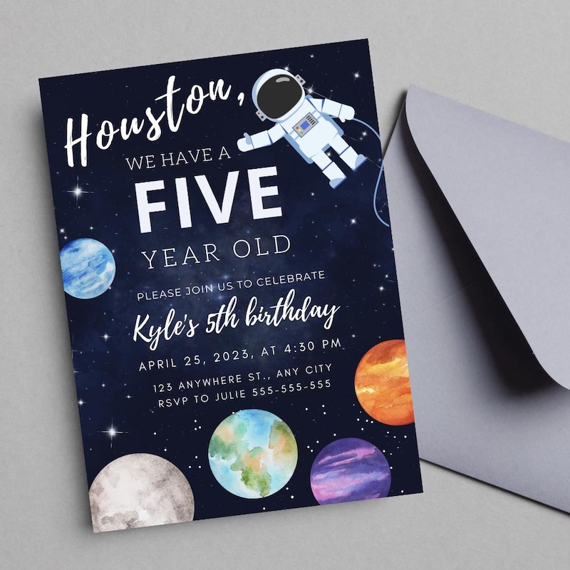 Nasa Themed Birthday Party - Etsy