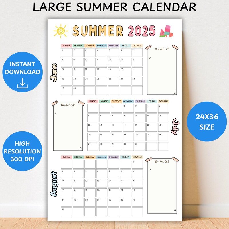 Summer of Fun Poster - Etsy