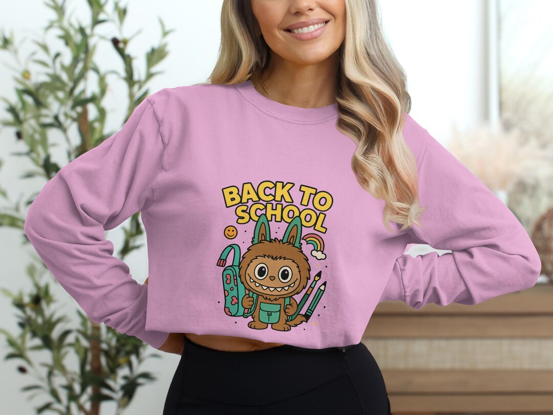 Labubu Back to School PNG Clipart Cute Monster Digital Download for ...