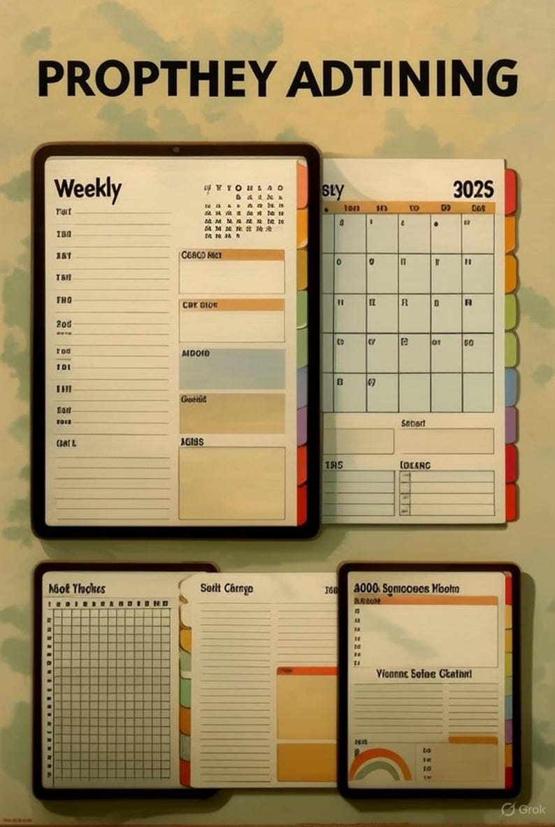 2026 ADHD Digital Planner for Adults | Neurodivergent Daily Organizer ...