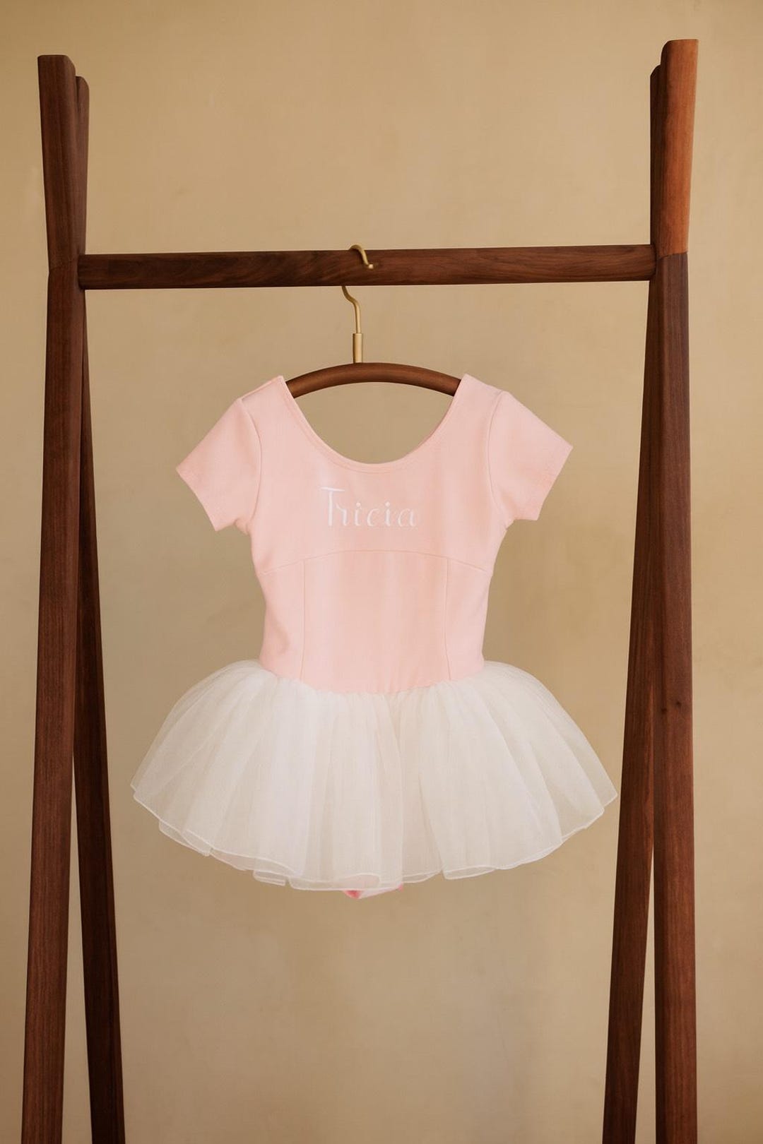 Personalized Pink Ballet Tutu Dress, Embroidered Name - Etsy