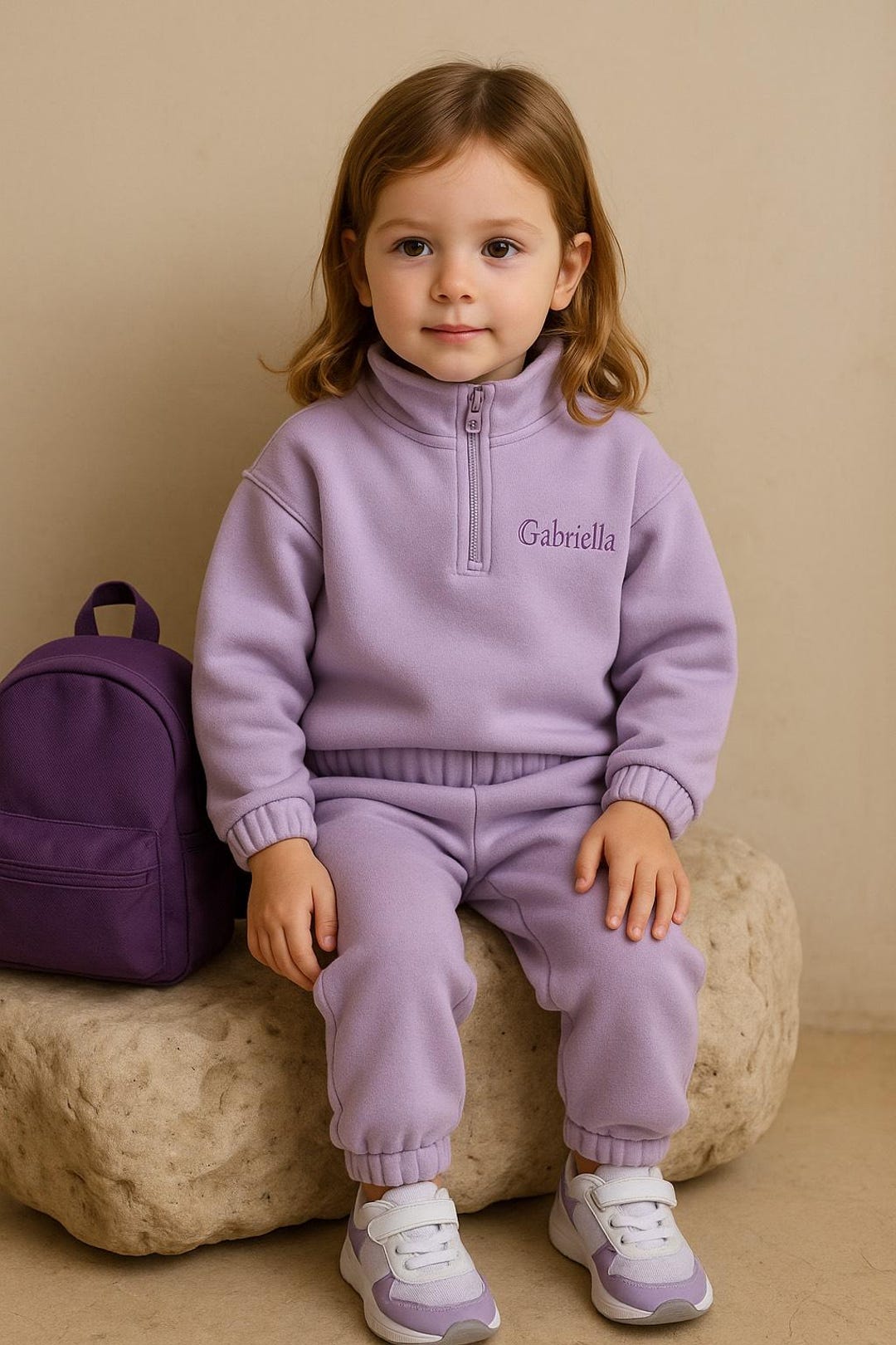 Personalized Baby Jogger Set: Custom Embroidered Fleece Tracksuit ...