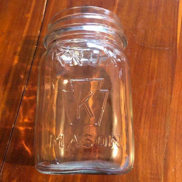 Knox Mason Jar - Etsy