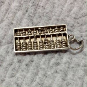 Vintage Sterling Silver .925 Math Abacus Chart Moveable .925 Silver ...