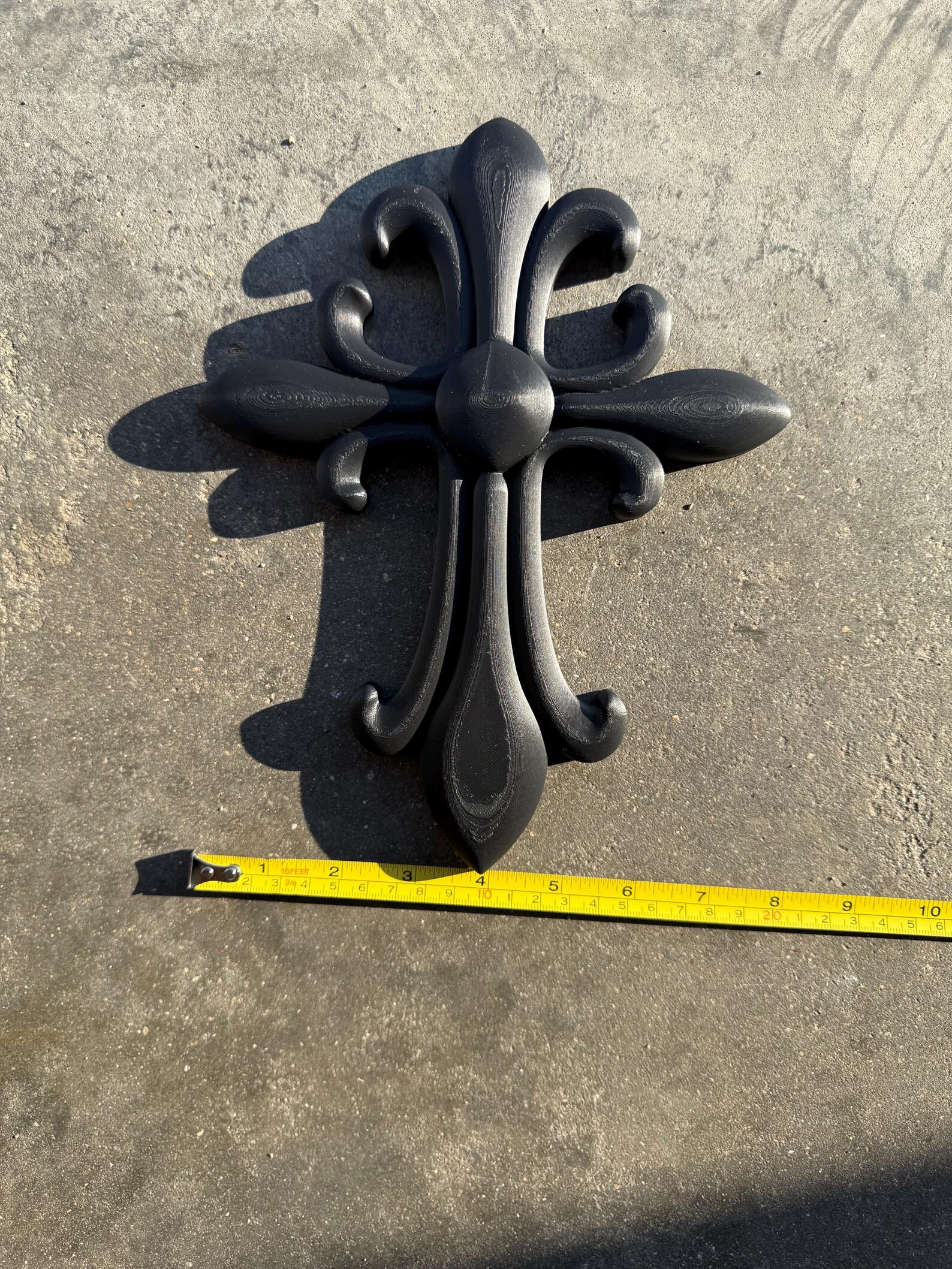 Gothic Style 3D Printed Cross + 10INCH - Etsy