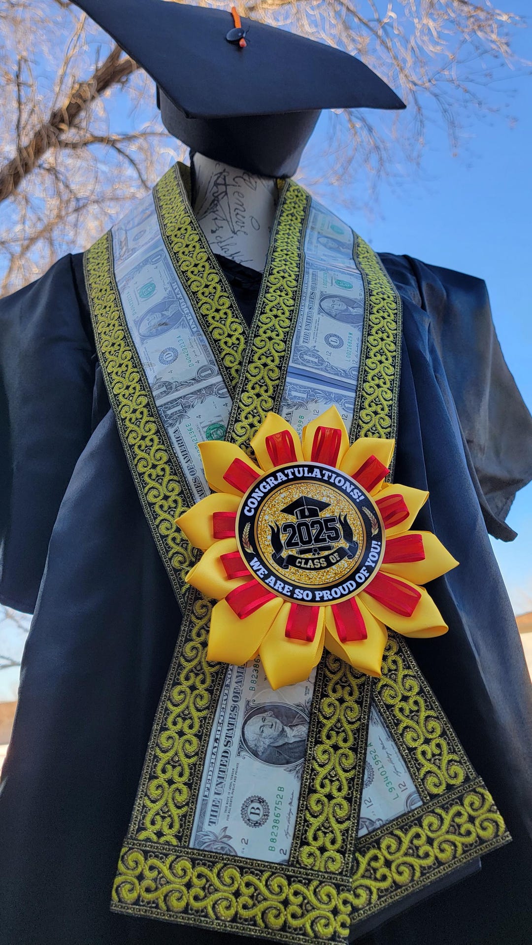 Elegant Graduation Money Garland Kit,2025 Graduation Lei, Unique ...