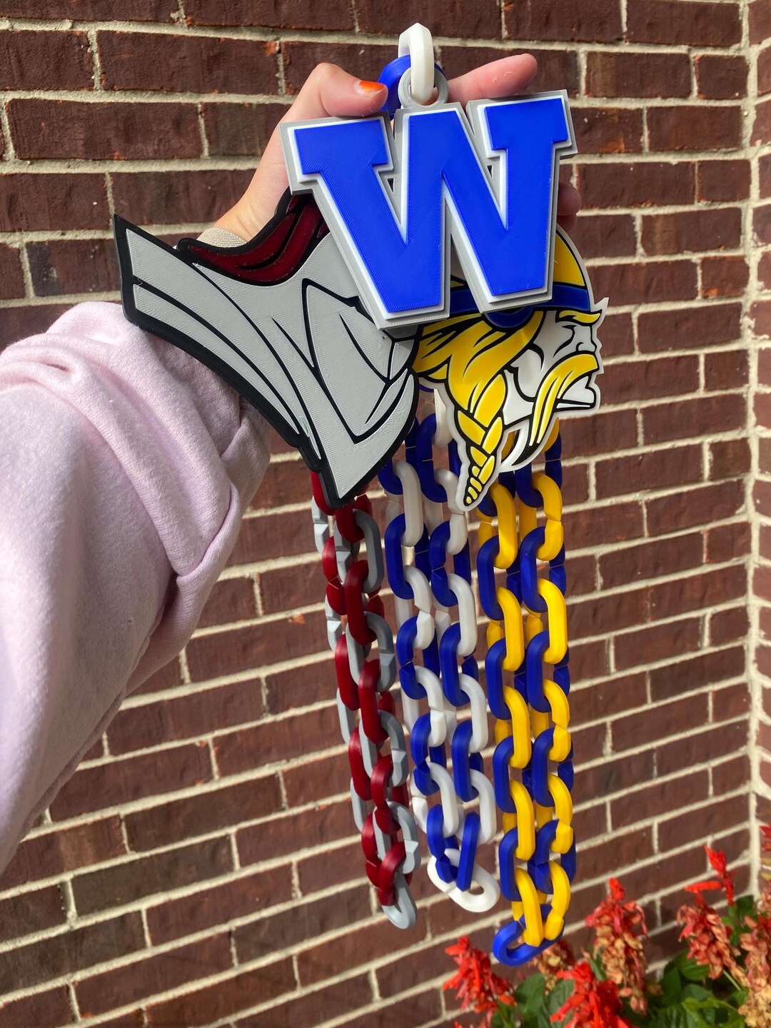 JUMBO Custom Oversized Chunky Chain Necklaces for Sports Teams, Awards ...
