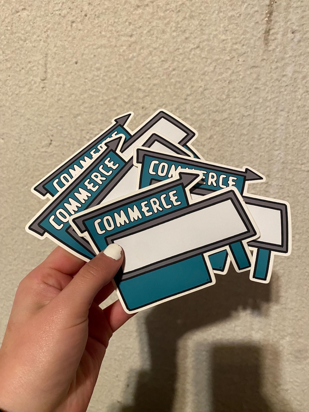 Commerce Dive in Sign Vinyl Waterproof Weatherproof Sickers Decals ...