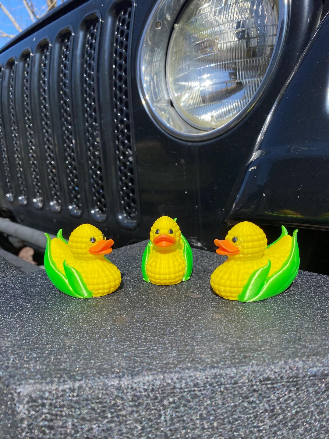 Corn Duck Miniature Figurine for Jeeps Dashboards - Etsy