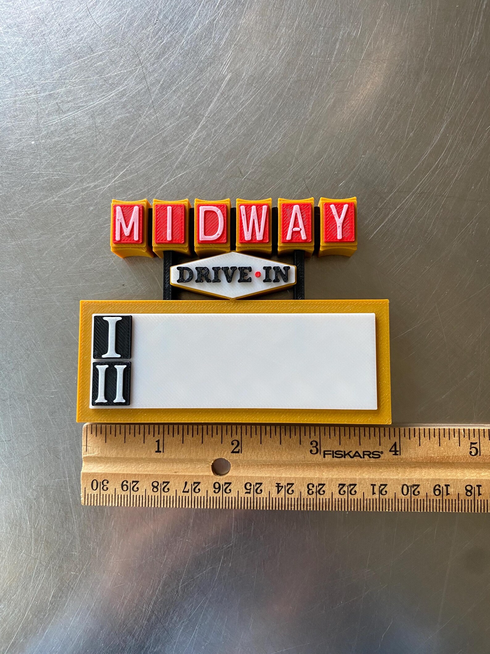 Midway Drive-in Sign Miniatire Replicas and Christmas Tree Ornaments ...